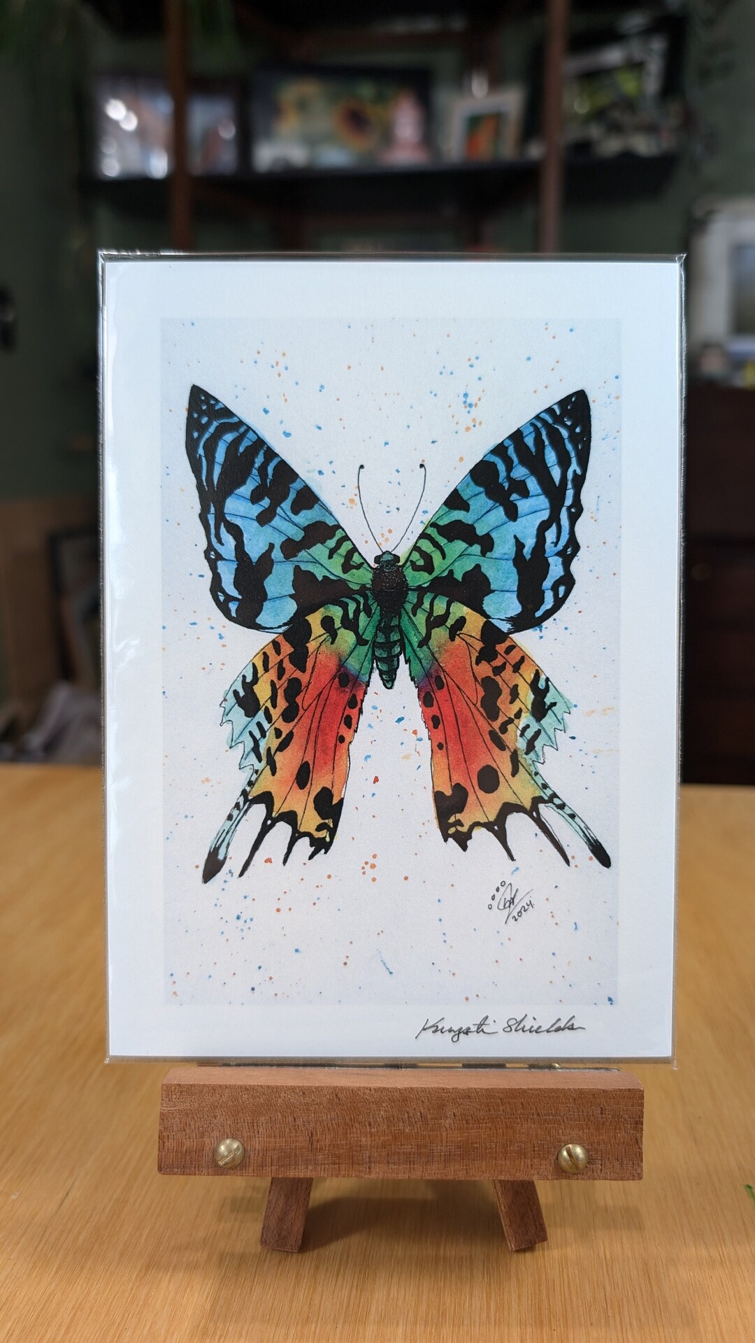 Madagascan Sunset Moth 5x7 Art Print - Etsy