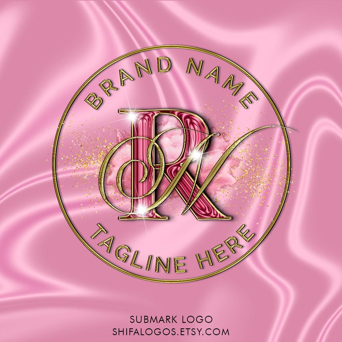 Modern Pink Gold Nails Logo Design, Beauty Logo, Nail Artist Logo ...