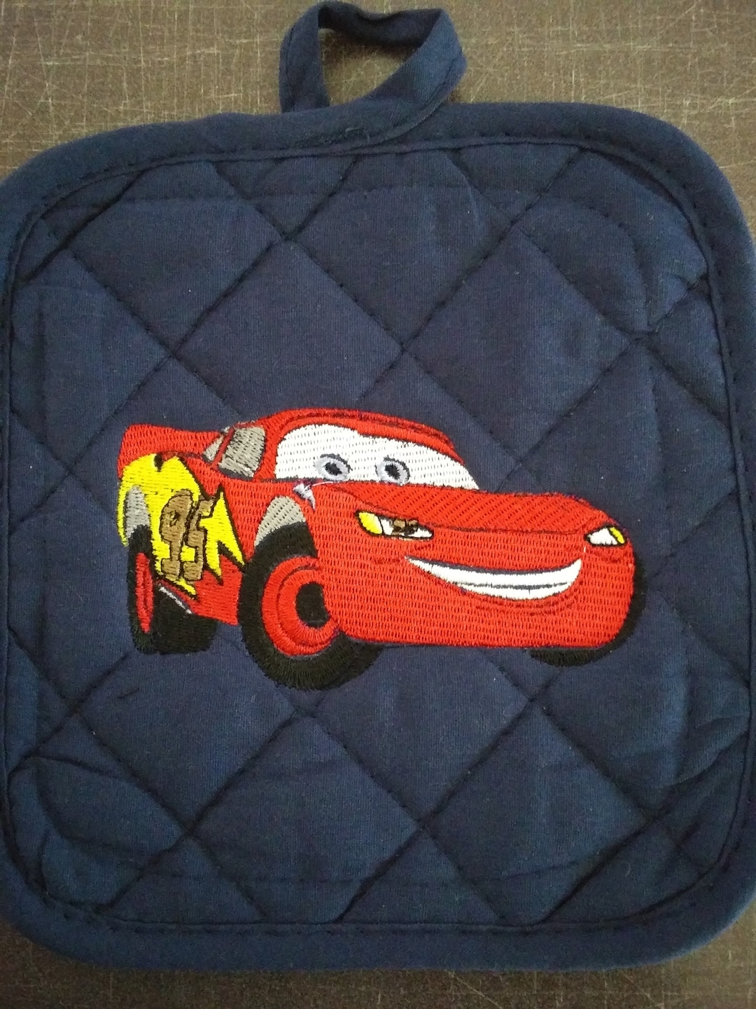 Lightning Mcqueen Pot Holder - Etsy