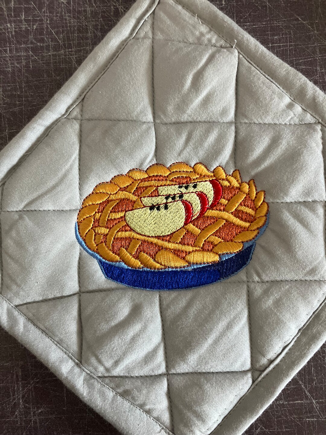 Apple Pie Pot Holder - Etsy