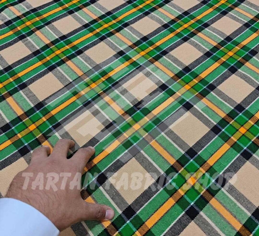 Hamilton of Brandon Tartan Fabric - Homespun 100% Acrylic Tartan ...