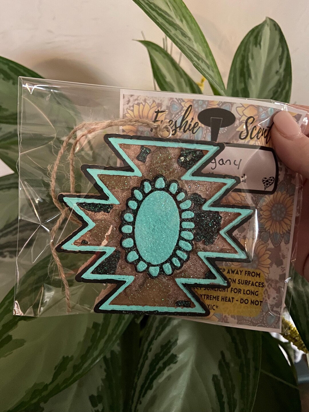 Aztec Cow Print Freshie: Handmade Aroma Beads, Quality Fragrance Oil - Etsy