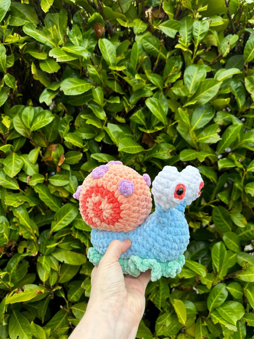 Gary the Snail, Crochet Plushie, Spongebobs Best Friend, Handmade ...