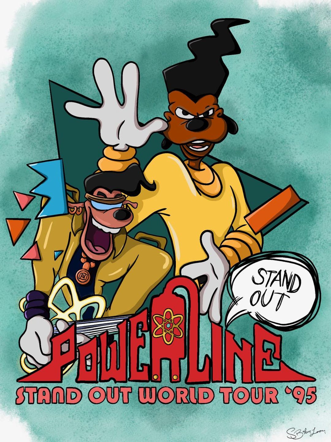 Powerline World Tour Wall Art - Etsy