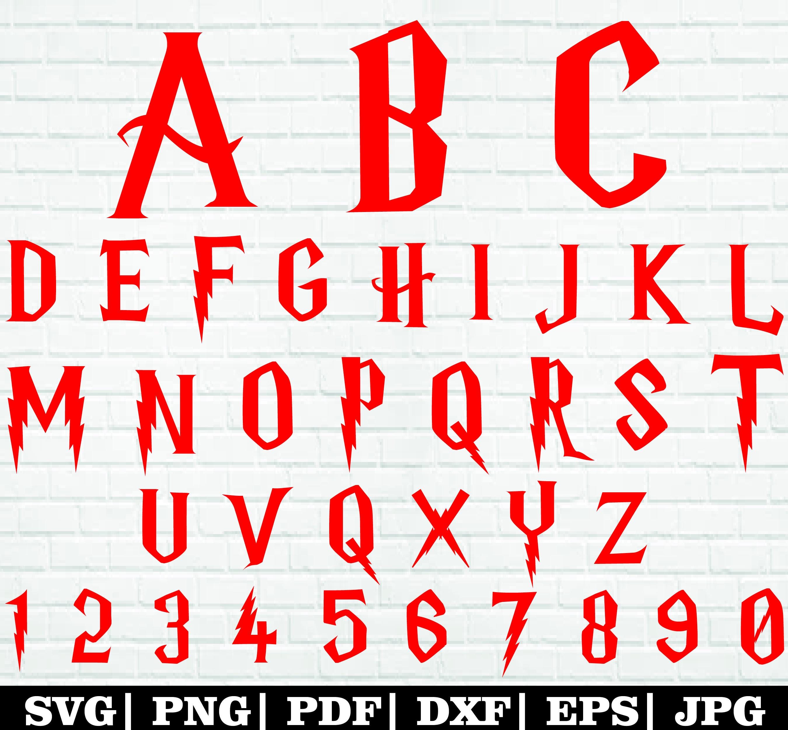 Wizard Font Svg, Magic Font Svg, Wizard Font Cut Files, Halloween Font ...