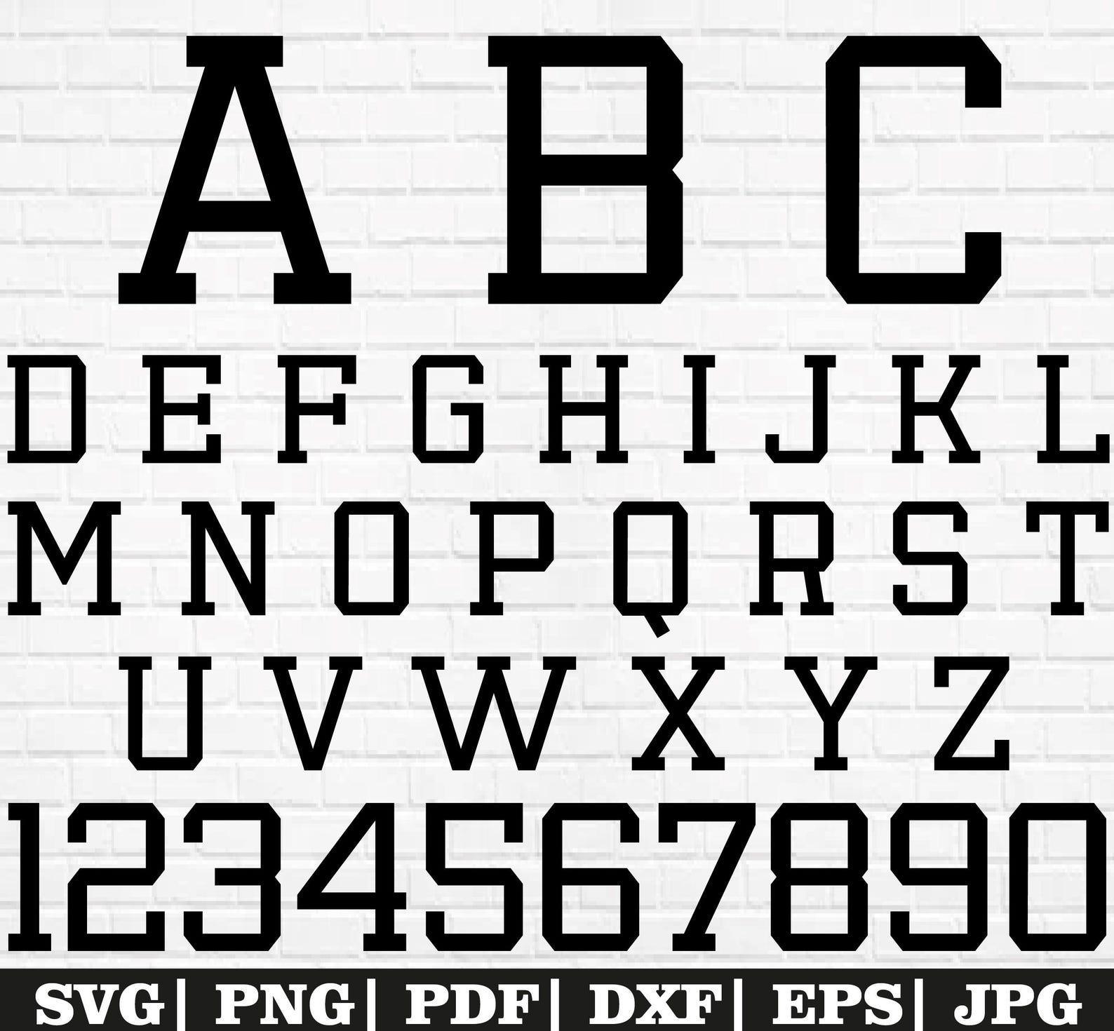 Sports Font Svg Bundle, Jersey Fonts Svg, Sports Font TTF, Sports Fonts ...