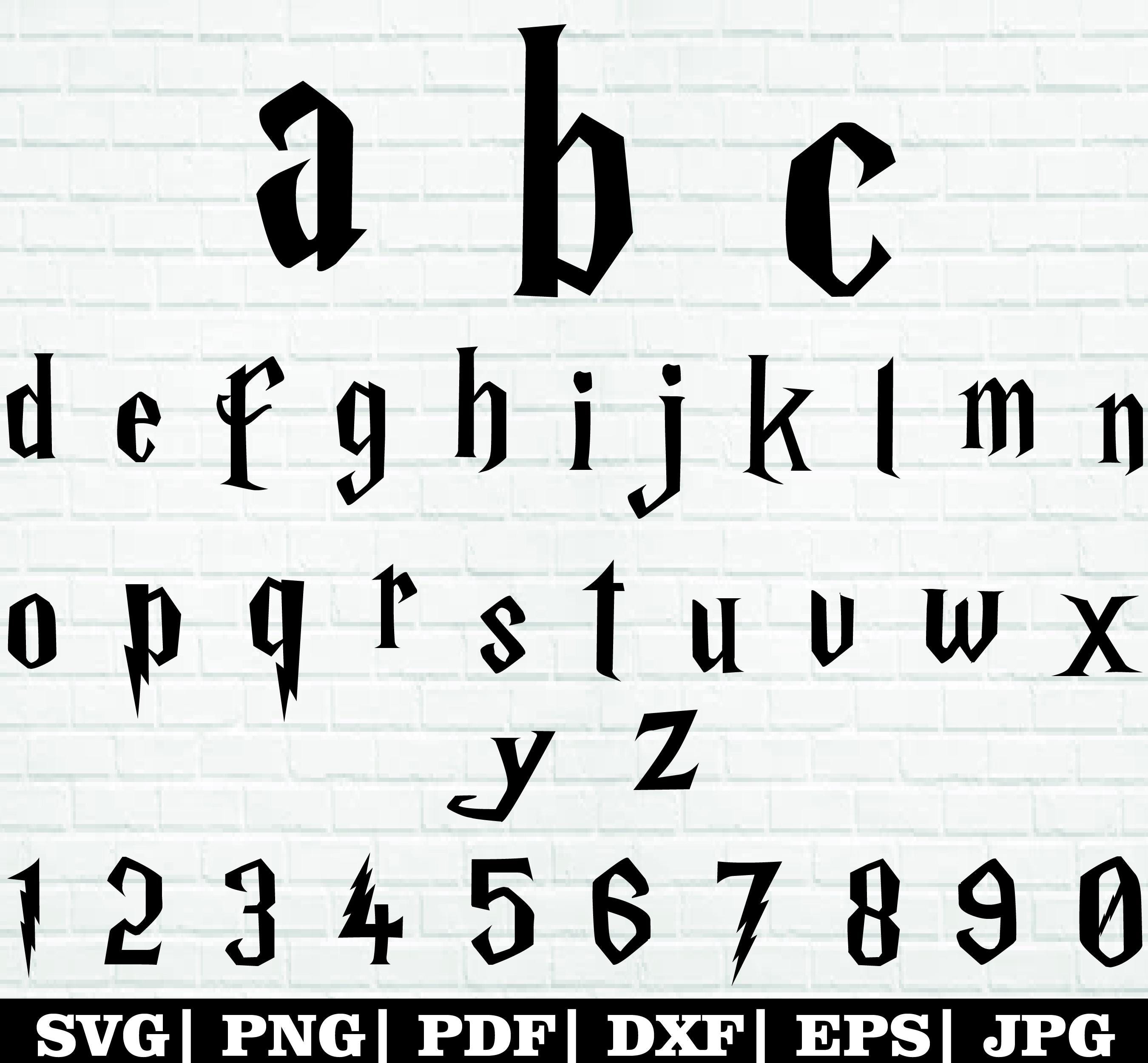 Wizard Font Svg, Magic Font Svg, Wizard Font Cut Files, Halloween Font ...