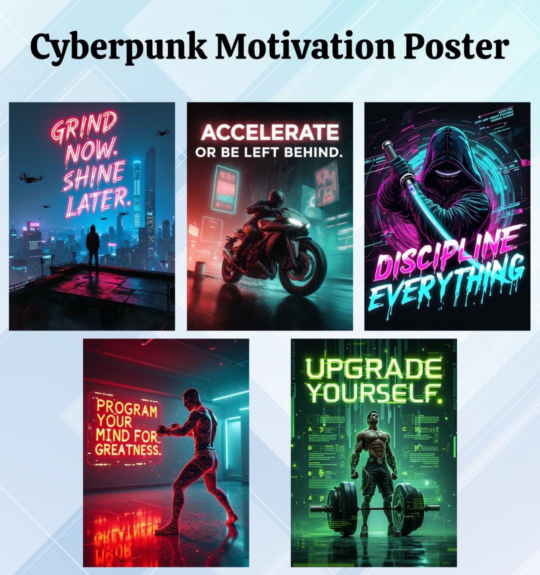 Cyberpunk Poster | Digital Download | Cyberpunk 2077 Style ...