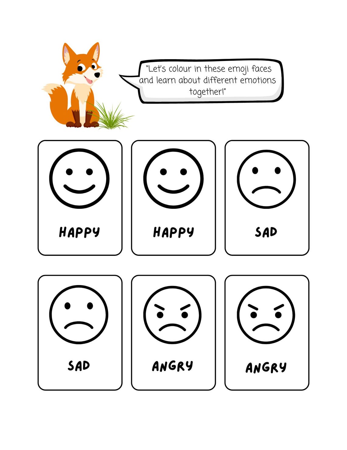 Felix the Fox Feelings Snap Game: Social Emotional Learning (digital ...