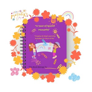 Printable Mother’s Day Gift | Mum & Child Activity Book | 52 Fun ...