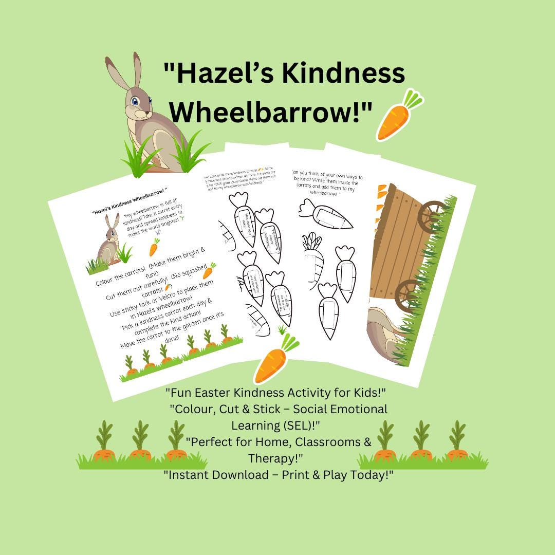 Easter Kindness Activity | SEL Printable for Kids | Growth Mindset ...