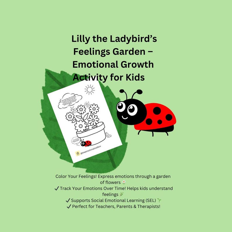 Feelings Chart for Kids Emotional Growth Printable Social Emotional ...