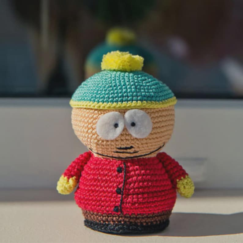 Eric Cartman Amigurimi Crochet Pattern, Eric Cartman Pattern, Southpark ...