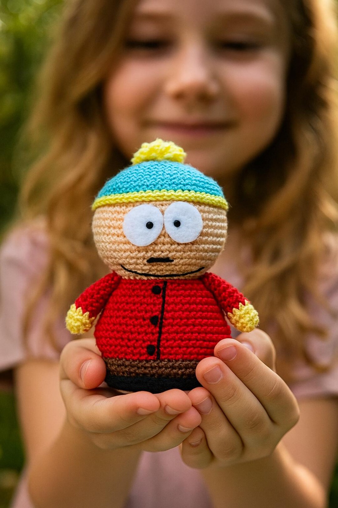 Eric Cartman Amigurimi Crochet Pattern, Eric Cartman Pattern, Southpark ...