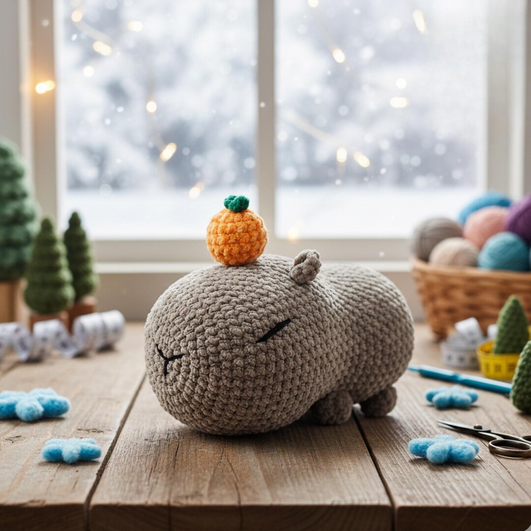 Easy Crochet Pattern Capybara: Plush Amigurumi Toy, Quick Amigurumi ...