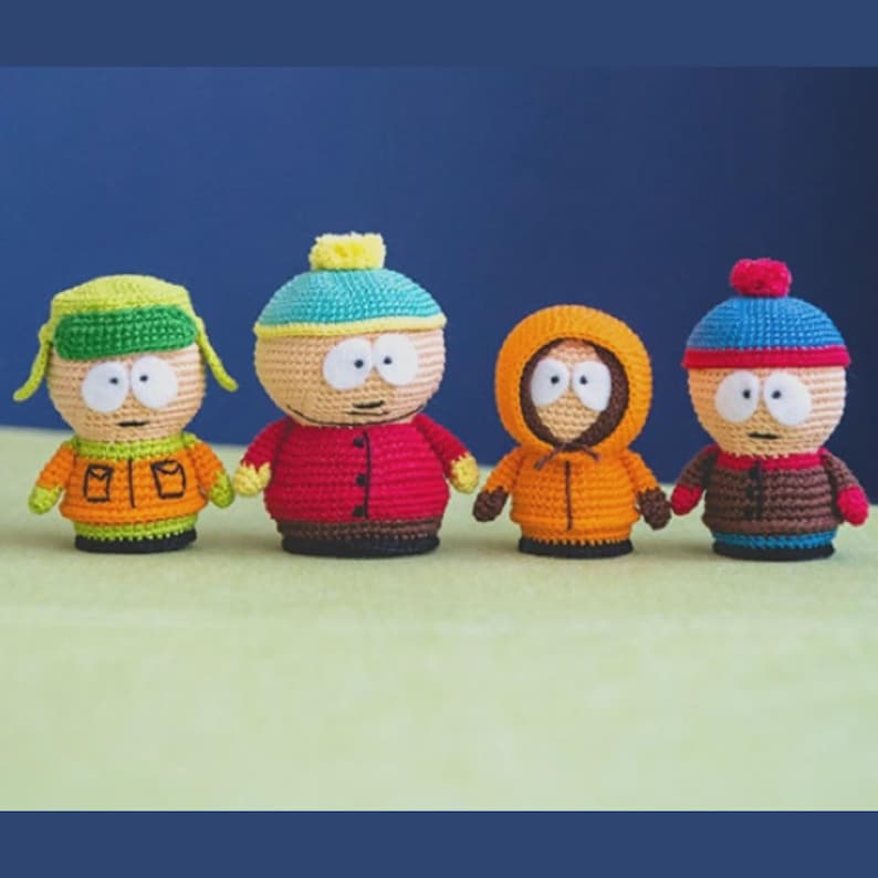 Eric Cartman Amigurimi Crochet Pattern, Eric Cartman Pattern, Southpark ...
