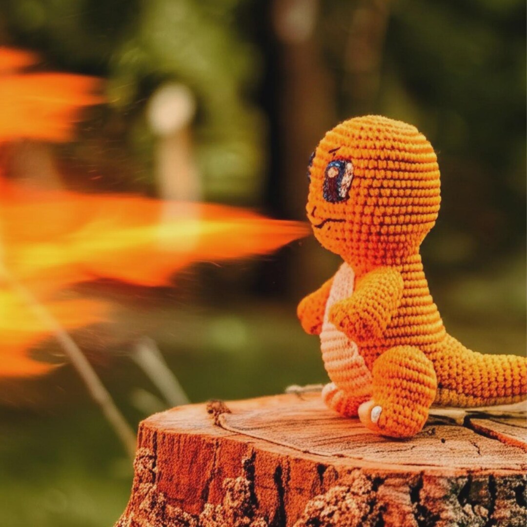 Craft Your Own Charmander: DIY Amigurumi Pattern for Pokemon Lovers - Etsy