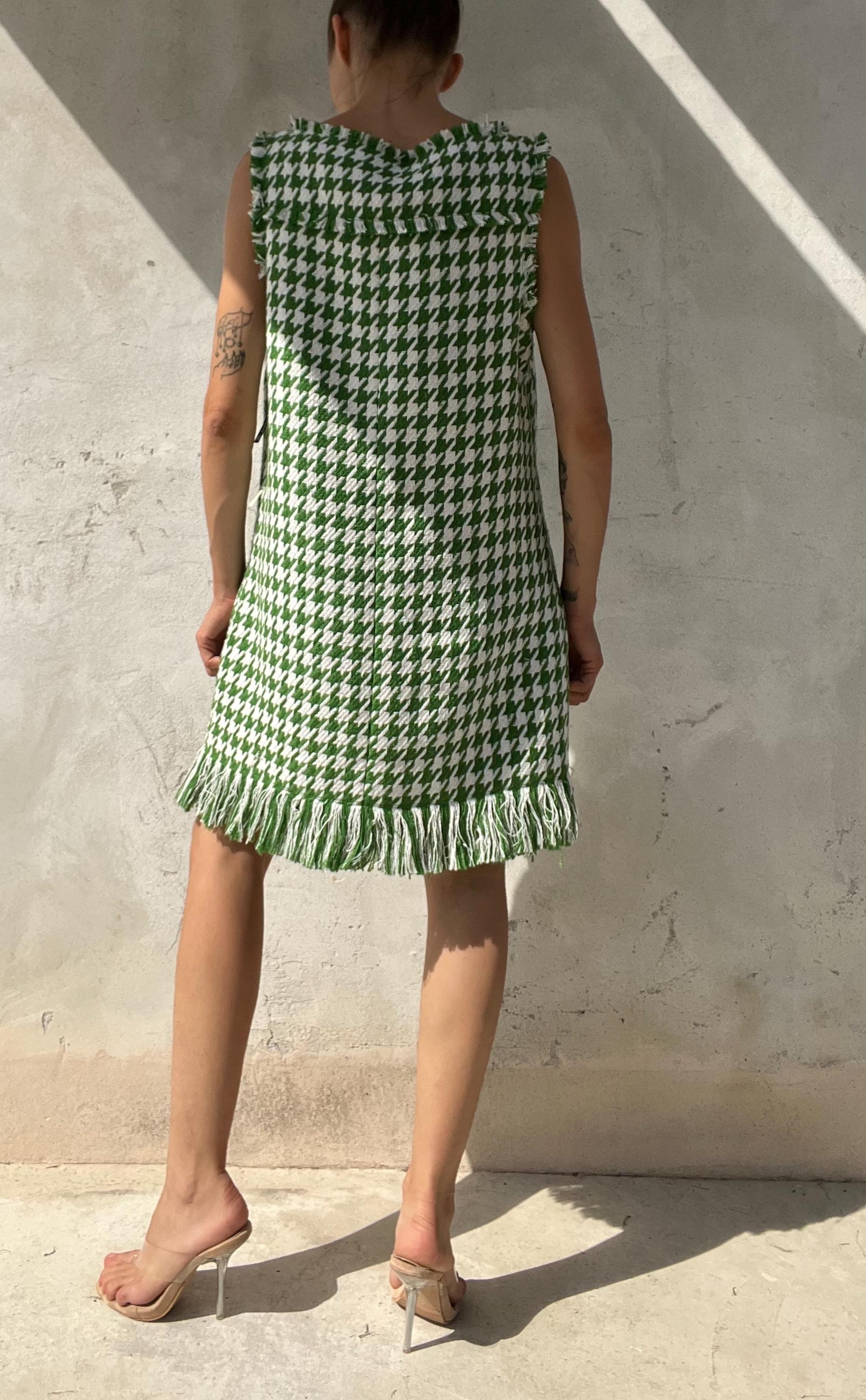 Houndstooth Mini Dress - Etsy