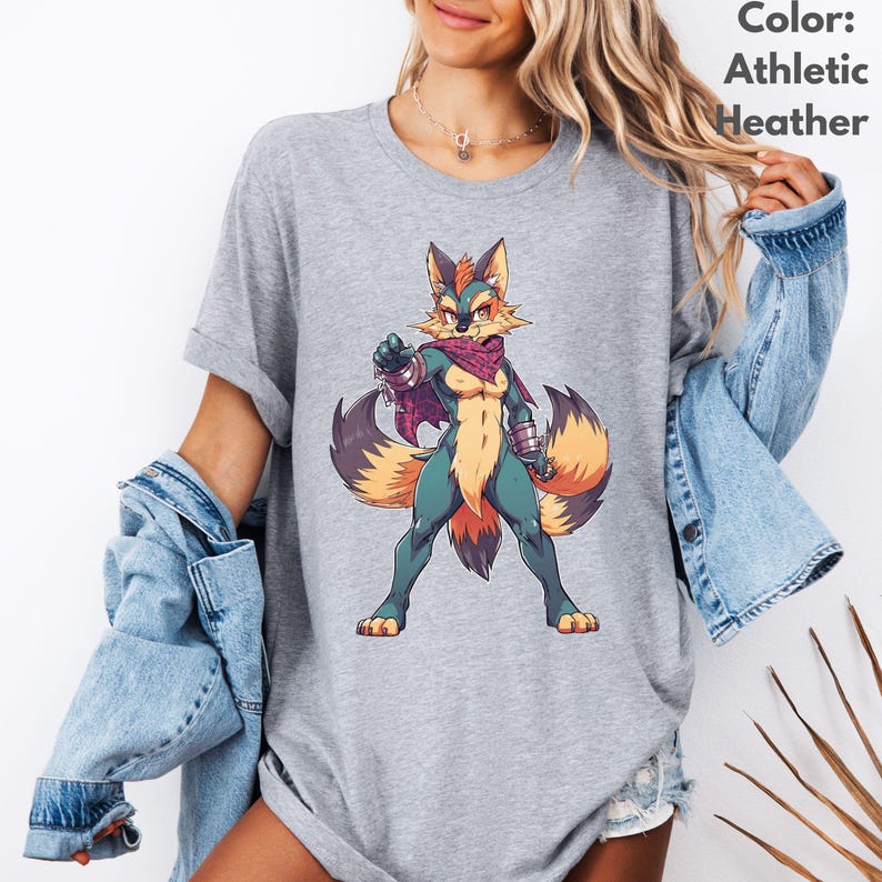 Wild Furry Art Shirt, Fursona Fandom, Animal Lover Tee - Etsy