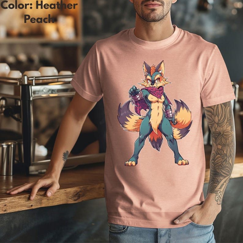 Wild Furry Art Shirt, Fursona Fandom, Animal Lover Tee - Etsy