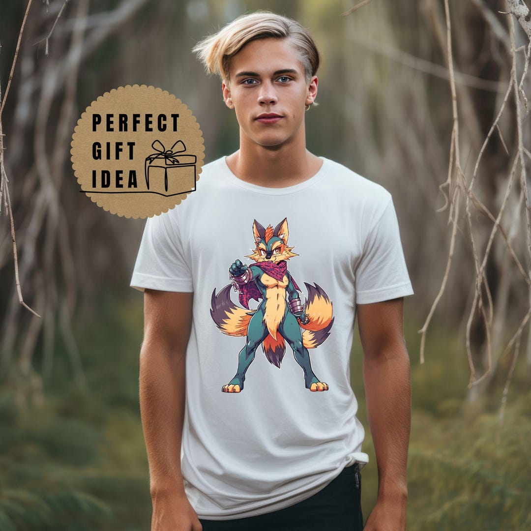 Wild Furry Art Shirt, Fursona Fandom, Animal Lover Tee - Etsy