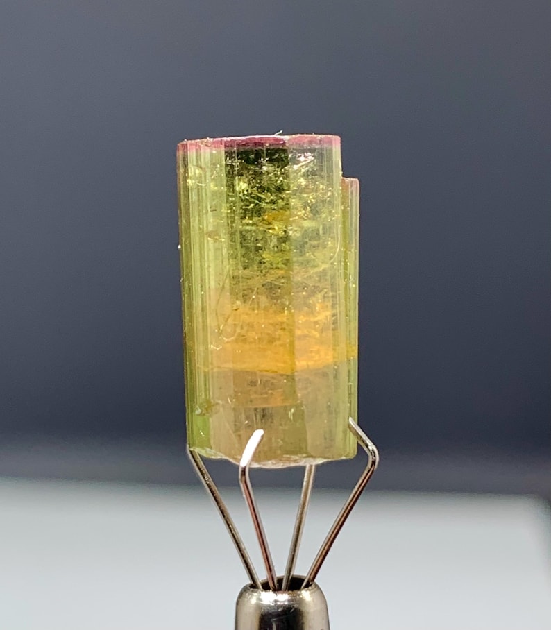 Pink Cap Watermelon Tourmaline Crystal From Afghanistan 12.00 Carats - Etsy