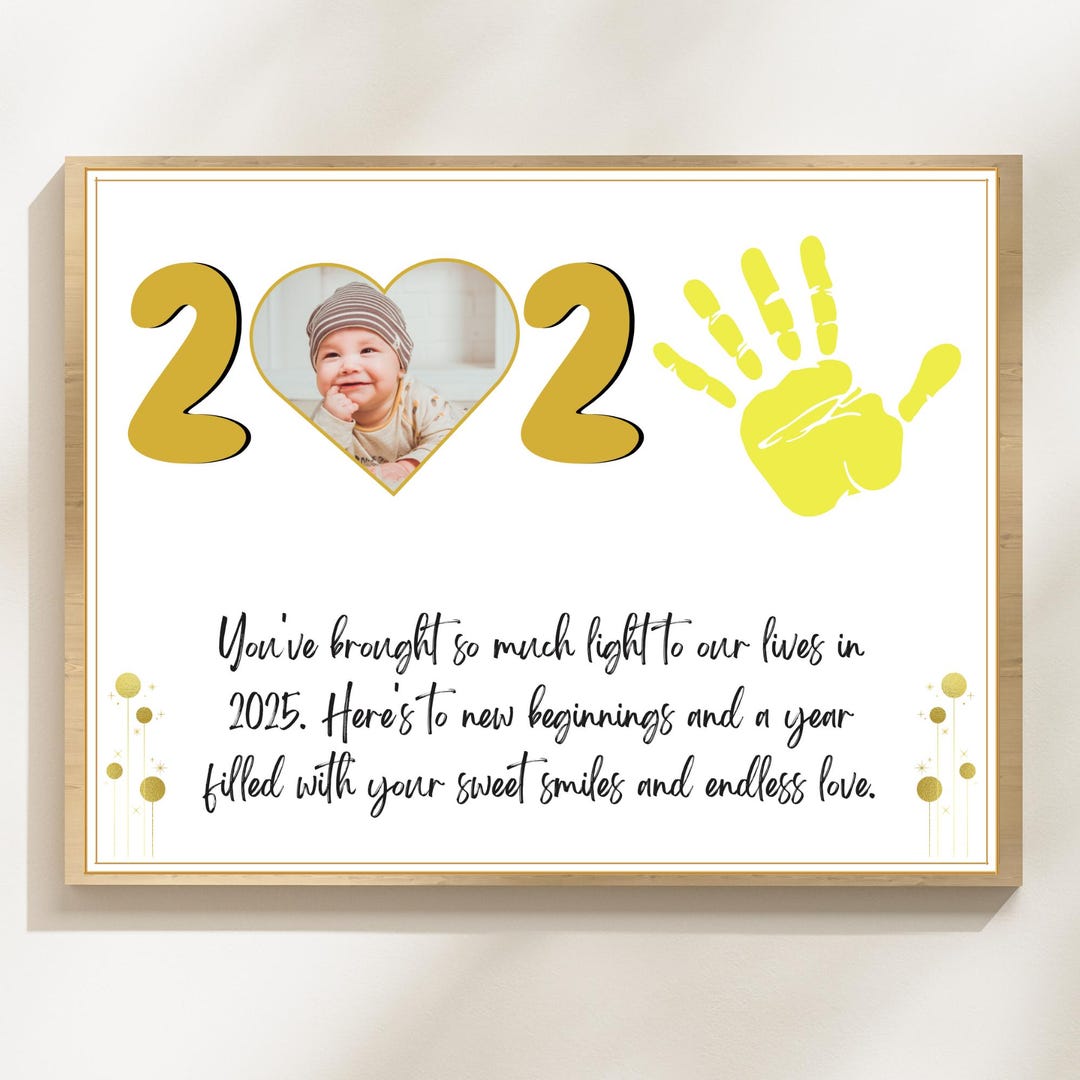 2025 Handprint | Handprint Art Printable | Handprint Craft | Digital ...