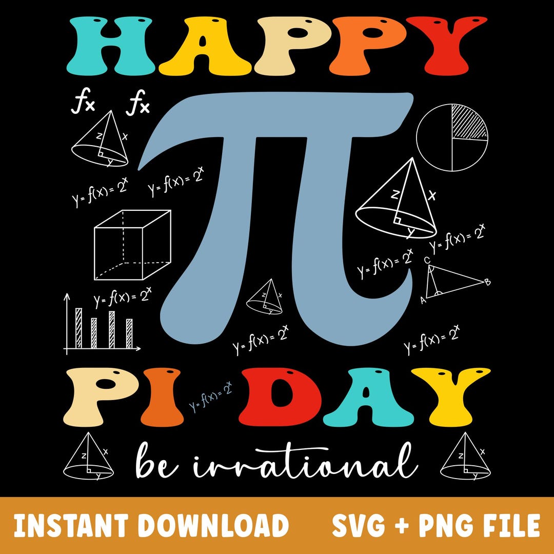 Happy Pi Symbol Svg, Happy Pi Day Svg, Math Teacher Svg, Gift for Math ...
