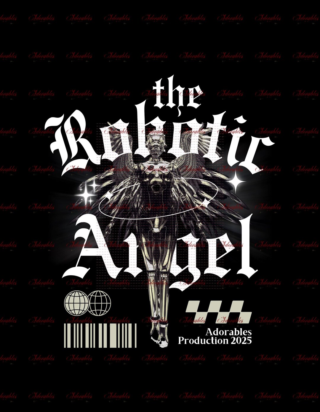 Angel Digital Print for T-shirts | Gothic Angel Aesthetic | Instant ...