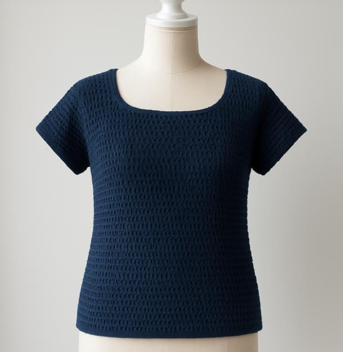 Crochet Tee Pattern: Easy Two Panel Summer Top (sizes S–5XL) (PDF ...