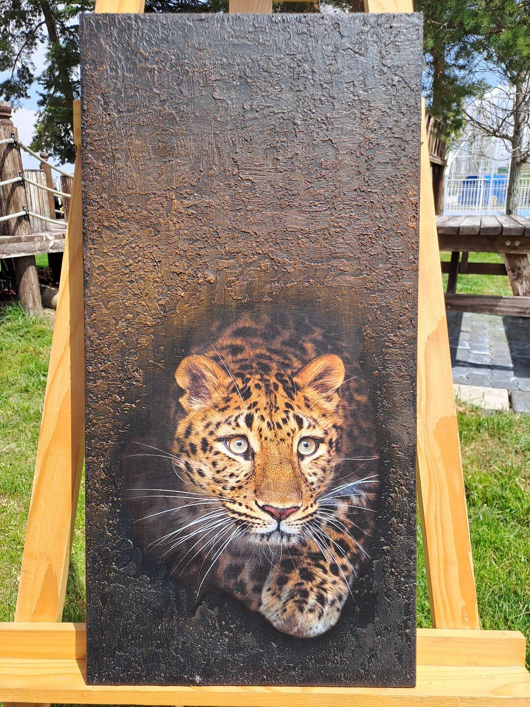 Leopard Wall Art -leopard Clipboard-leopard Wall Hanging -decorative ...