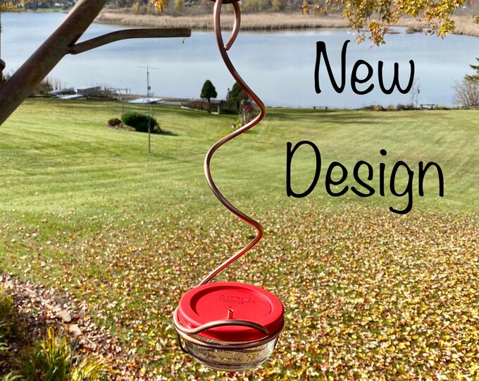 Hummingbird Feeder Simply Simple, Glass Feeder Cup, Single Port, Fly ...
