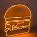Burger Neon Sign, Hamburger Neon Sign - Neon Bar Sign, Food Neon Sign ...