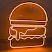 Burger Neon Sign, Hamburger Neon Sign Neon Bar Sign, Food Neon Sign ...