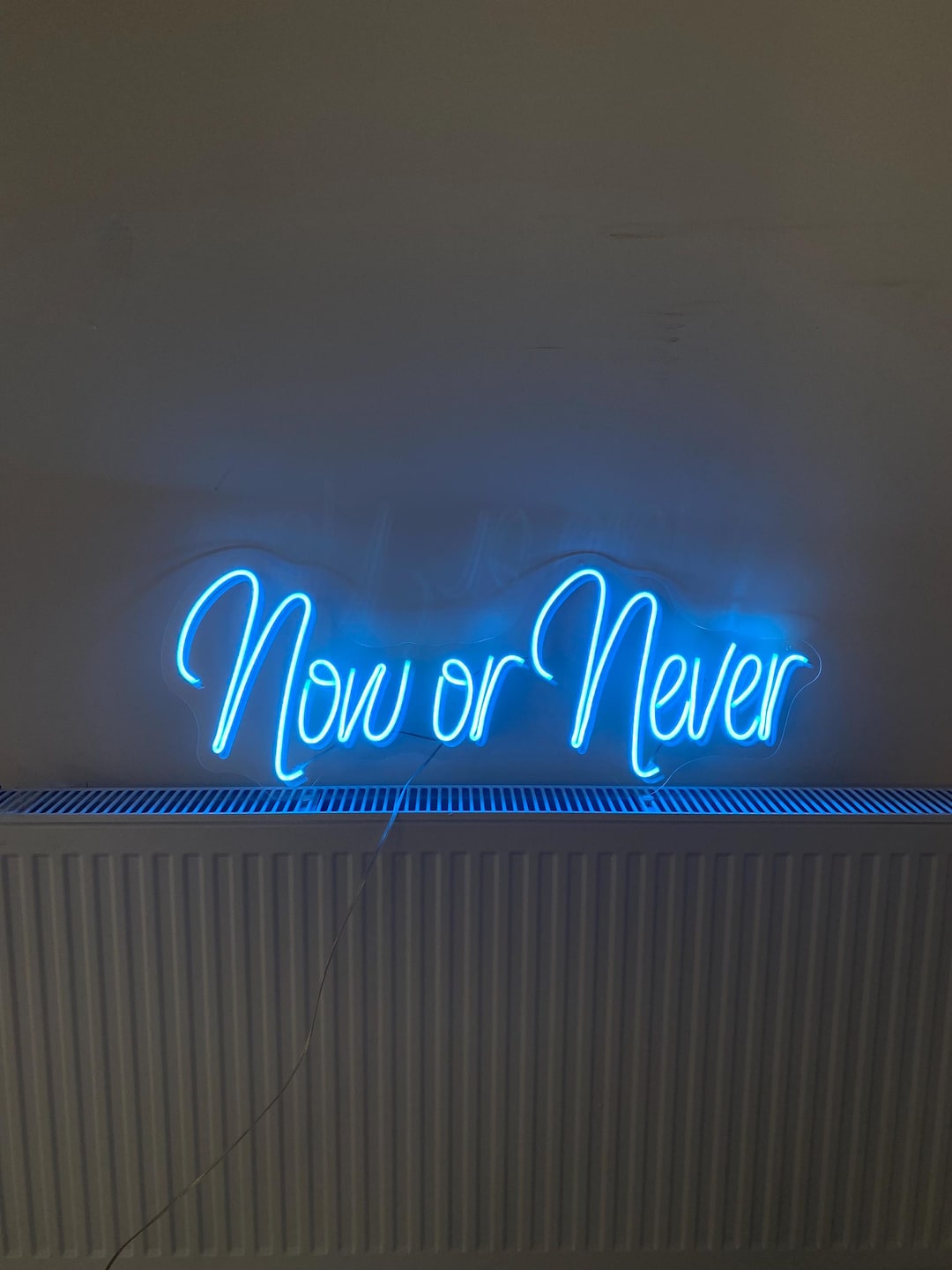 Now or Never Neon Sign, Now or Never LED Lights, Motivational Word ...