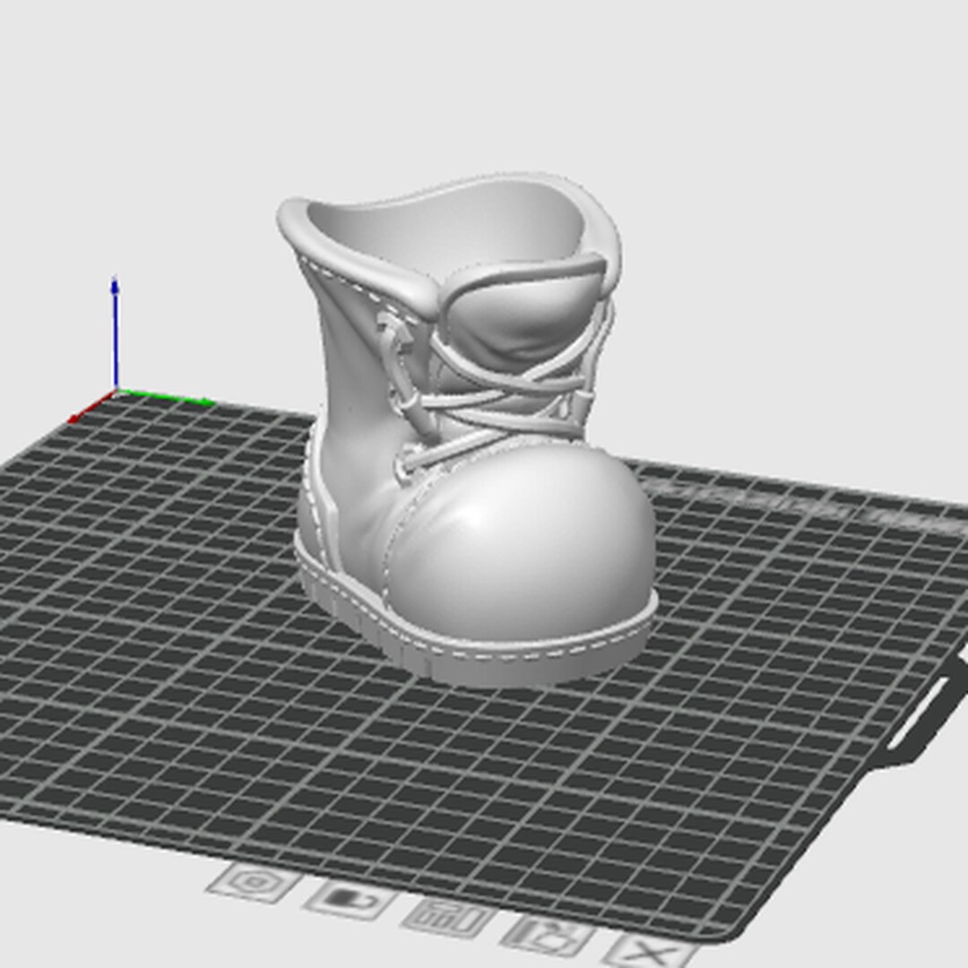 3D Printed Boot Planter: Fun Desk Decor for Succulents - Etsy