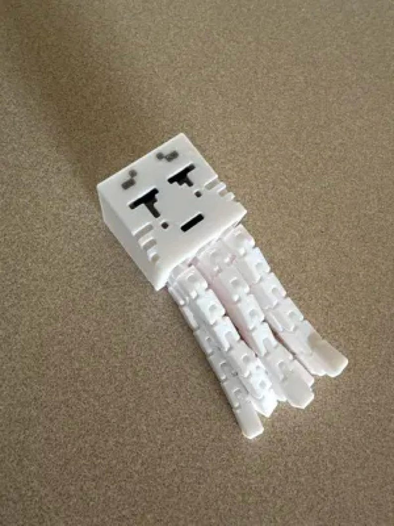 3D Printed Articulated Ghast Fidget Toy – Collectible, Stress Relief ...