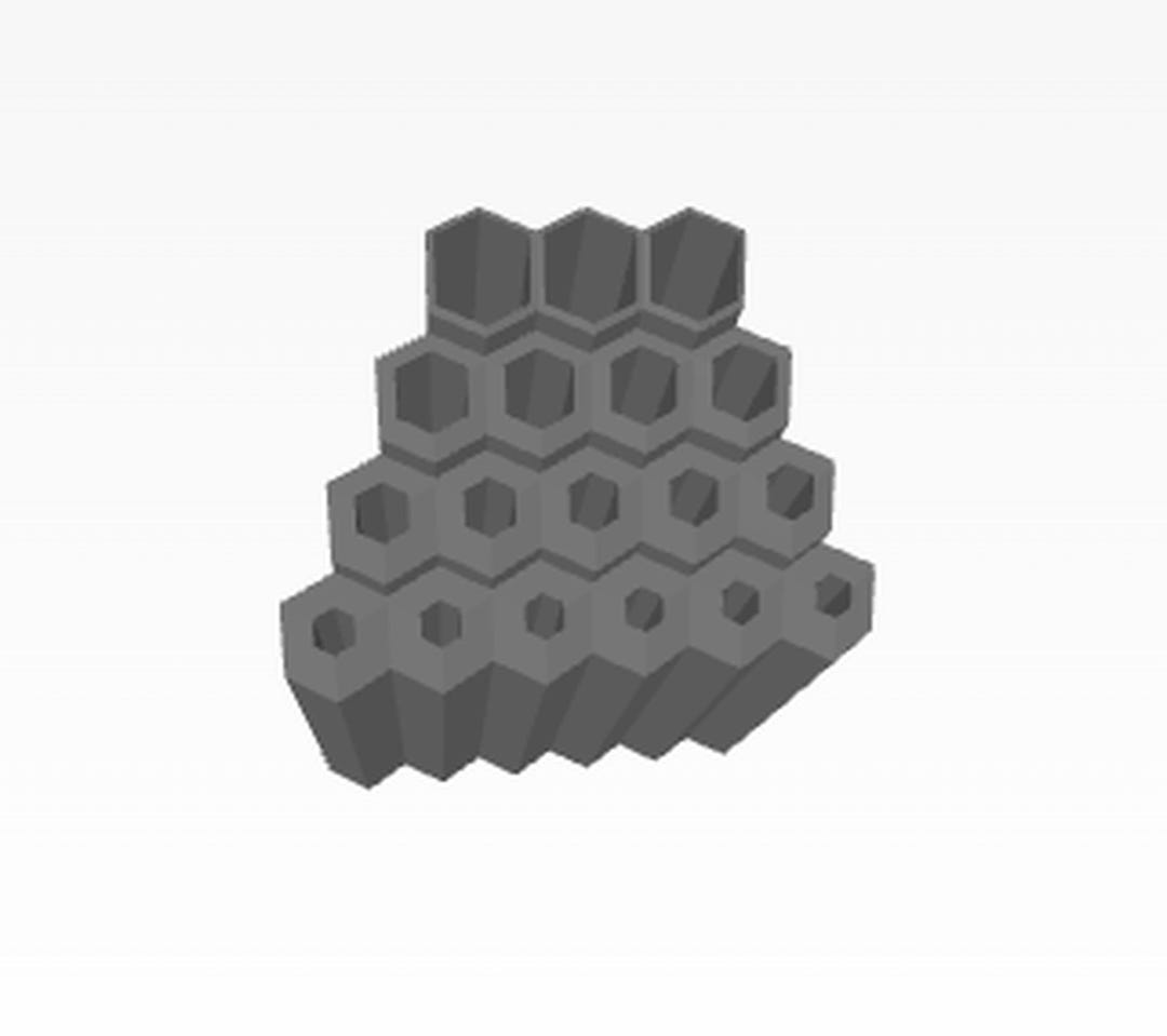 3D Printed Brush Holder – Modern Organizer for Makeup Brushes, Paint ...