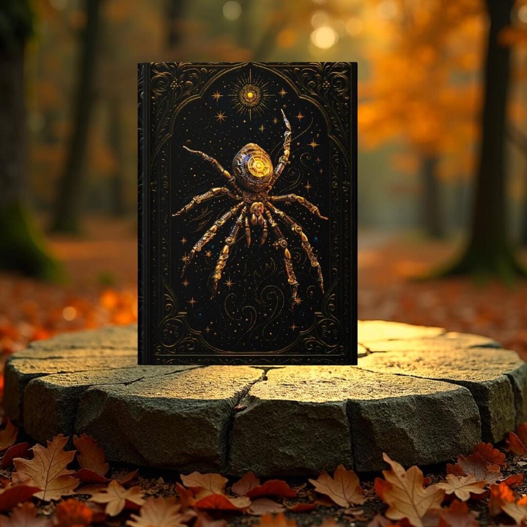 Steampunk Spider Journal: Gothic Gear Notebook, Fantasy Writing - Etsy