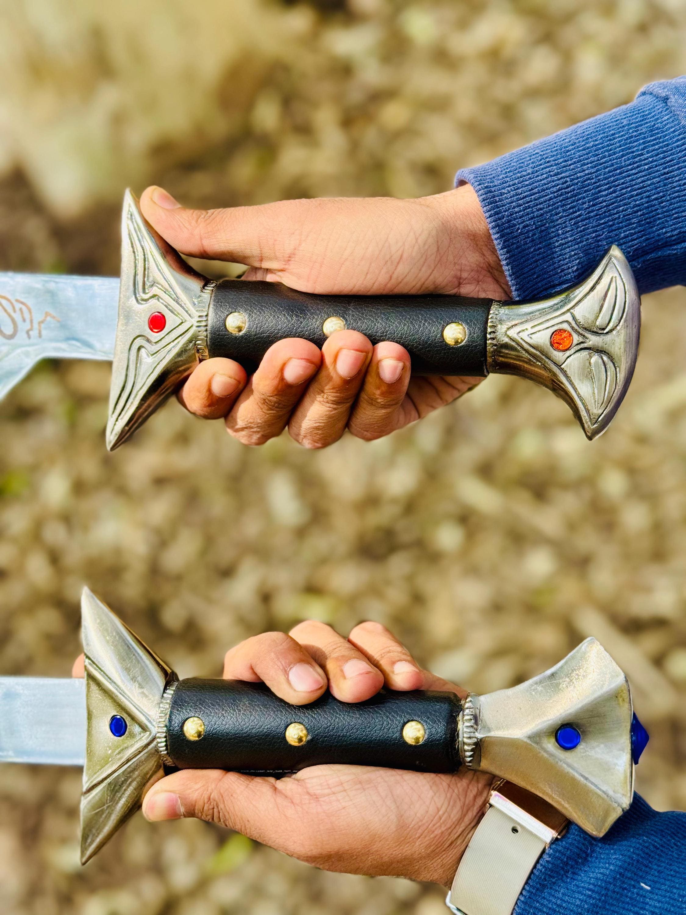 Handmade Drizzt Do'urden Scimitar Sword Set: Twinkle & Icingdeath ...