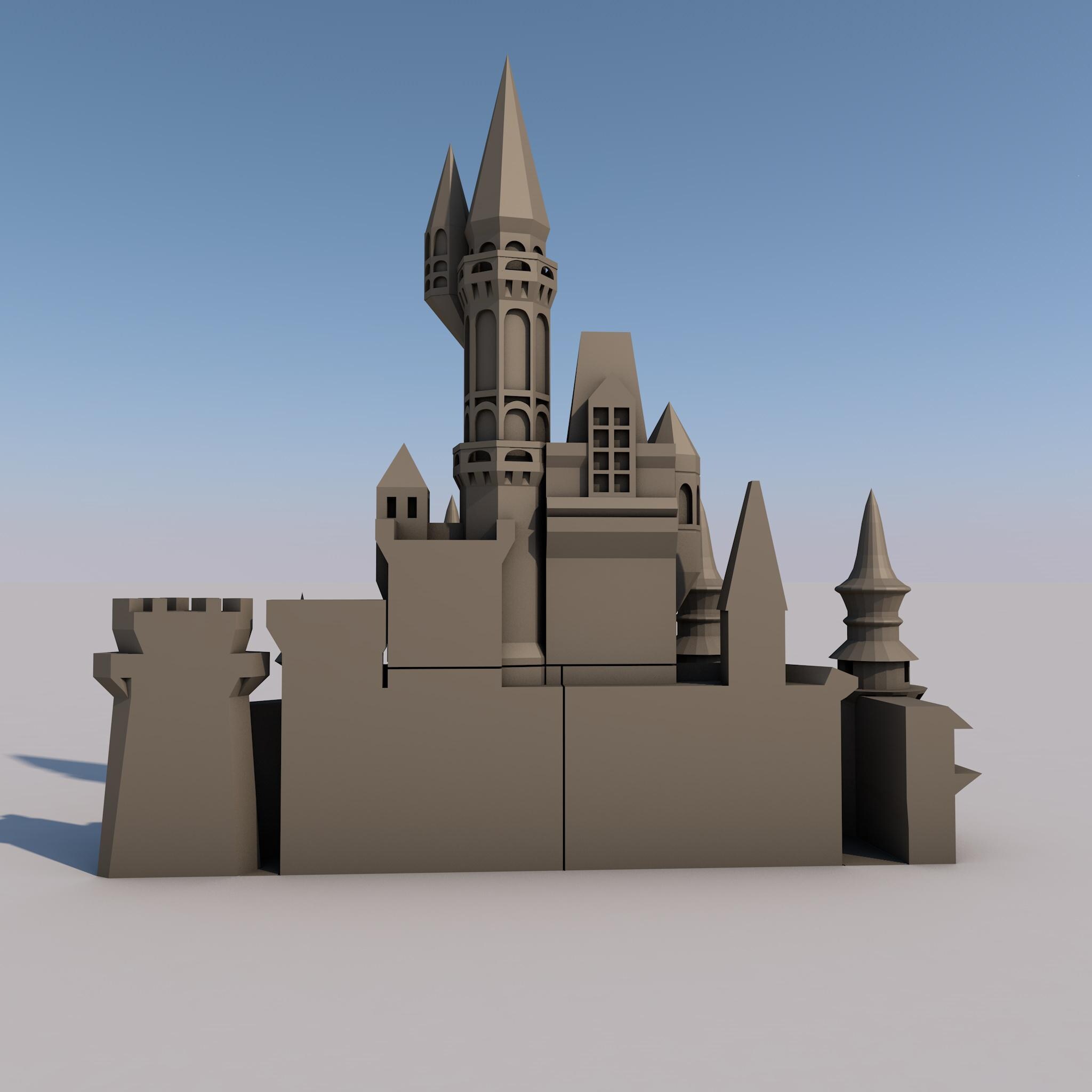 3D Castle STL - Printable 3d Castle - Castle 3D Model - 3D Printer ...