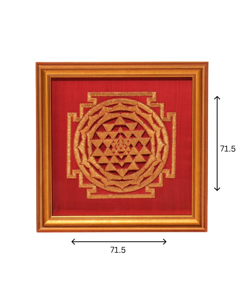 Sacred Sri Yantra Embroidery: Elevate Your Space With Spiritual Indian ...