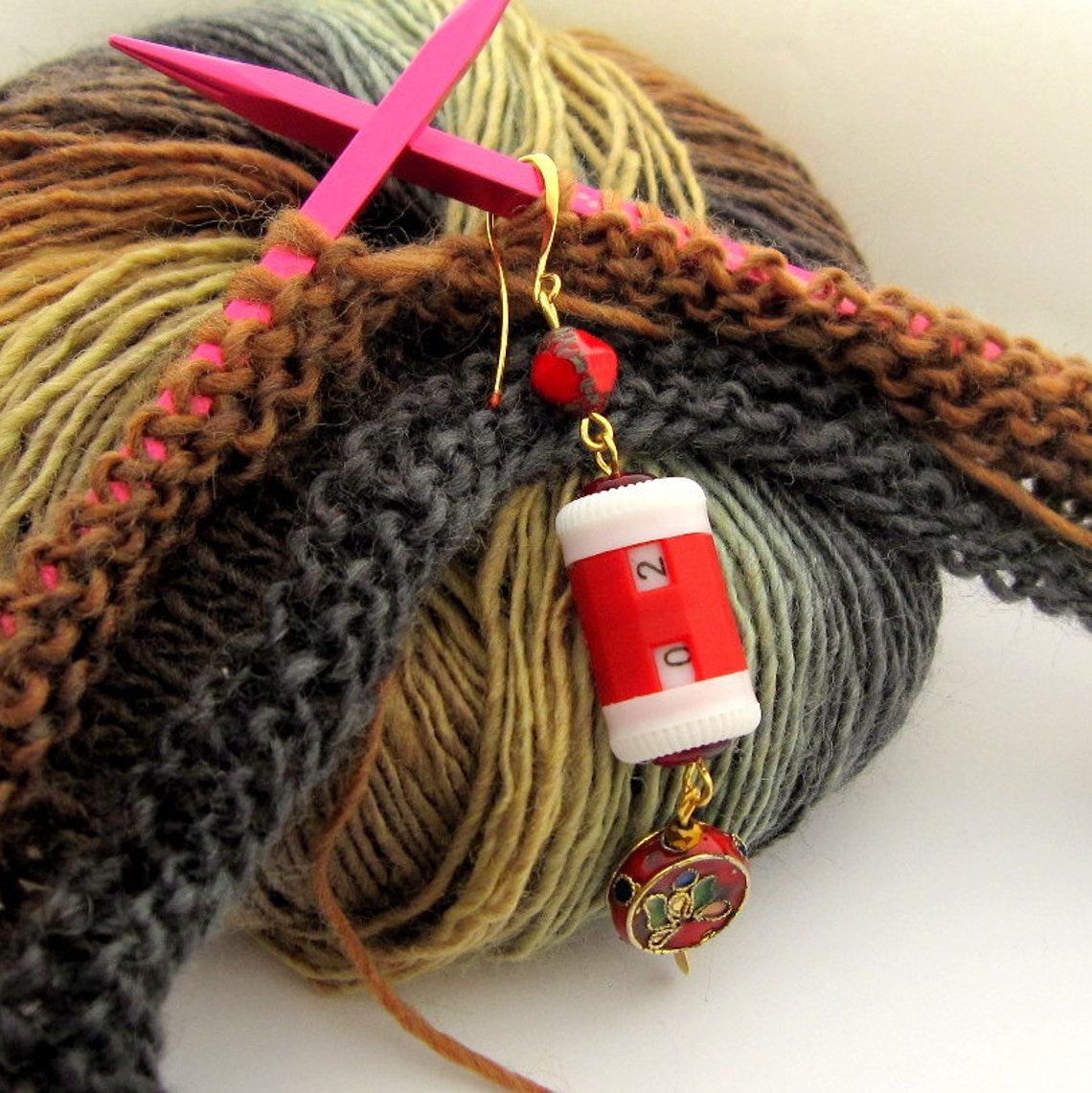 Bead Knitting / Crocheting Removable Stitch Marker Roll - Etsy