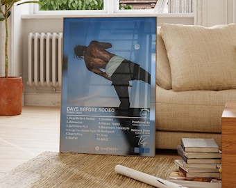 Travis Scott Days Before Rodeo Album Poster - Etsy