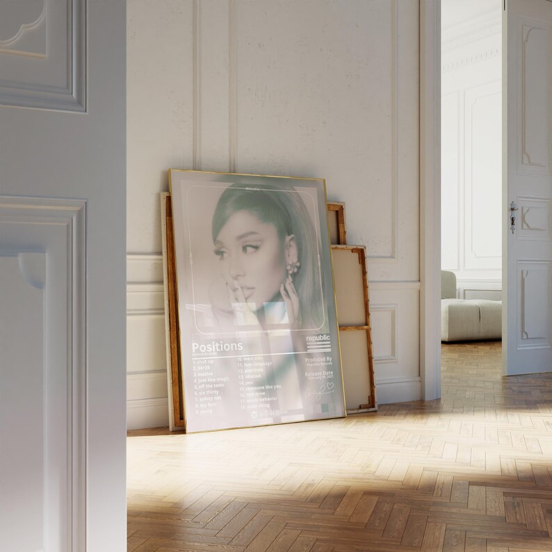 Positions, Ariana Grande Poster, Album Poster, Ariana Grande, Music ...