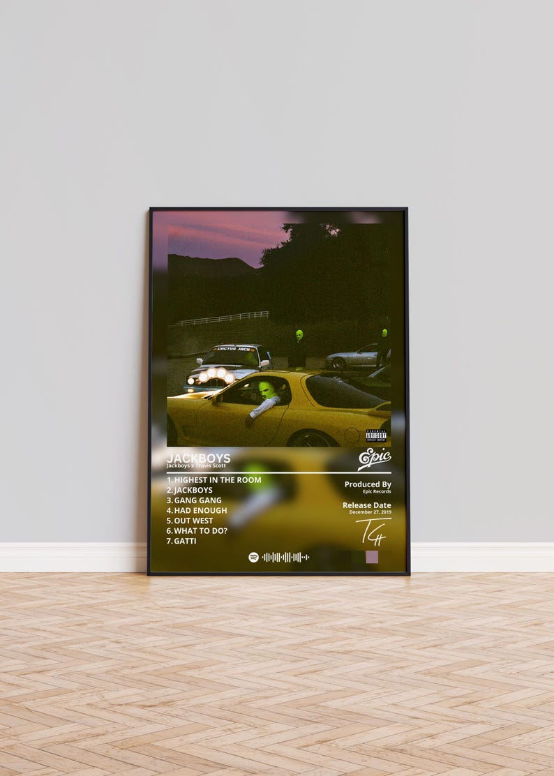Travis Scott Album Poster, JACKBOYS Poster - Etsy