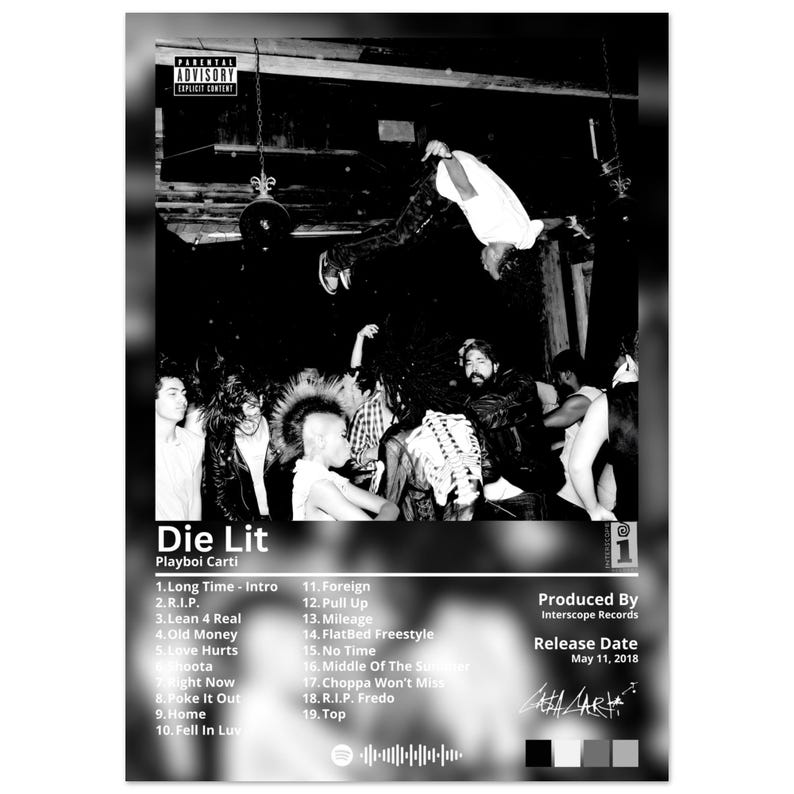 Playboi Carti Poster, Die Lit Poster - Etsy