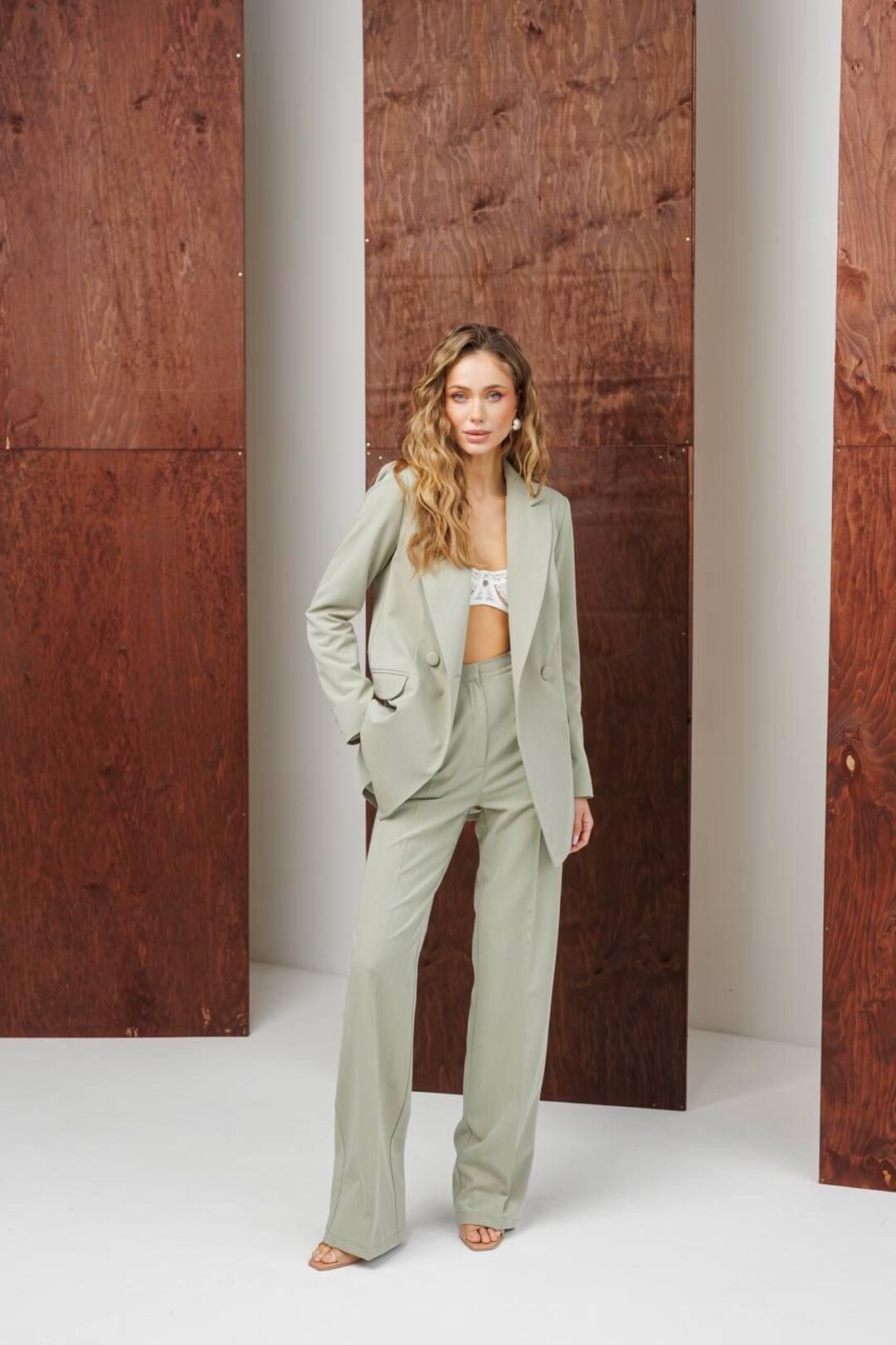 Wedding Guest Suit Women Prom Suit Womens Pantsuit Womens Suit Set ...