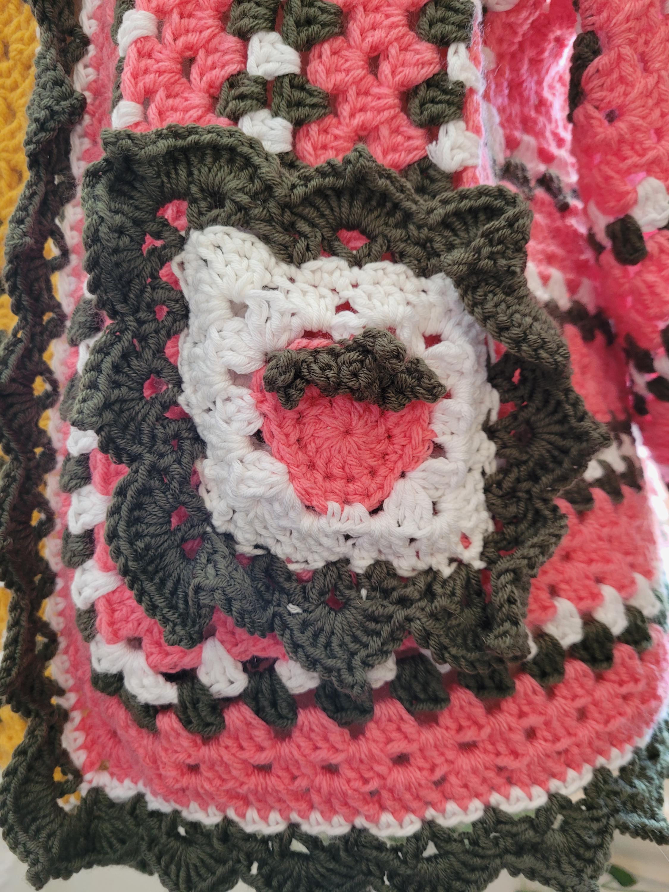 Strawberry X Sunflower Hexagon Cardi - Etsy