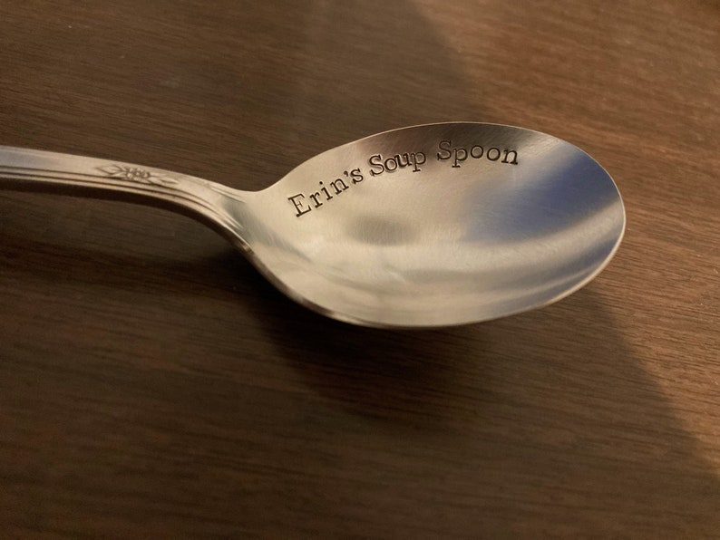 Personalized Soup Spoon Custom Round Gumbo Spoon With Name - Etsy